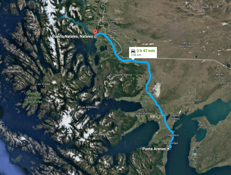 Como ir de Punta Arenas a Puerto Natales de carro - O Mundo é Seu